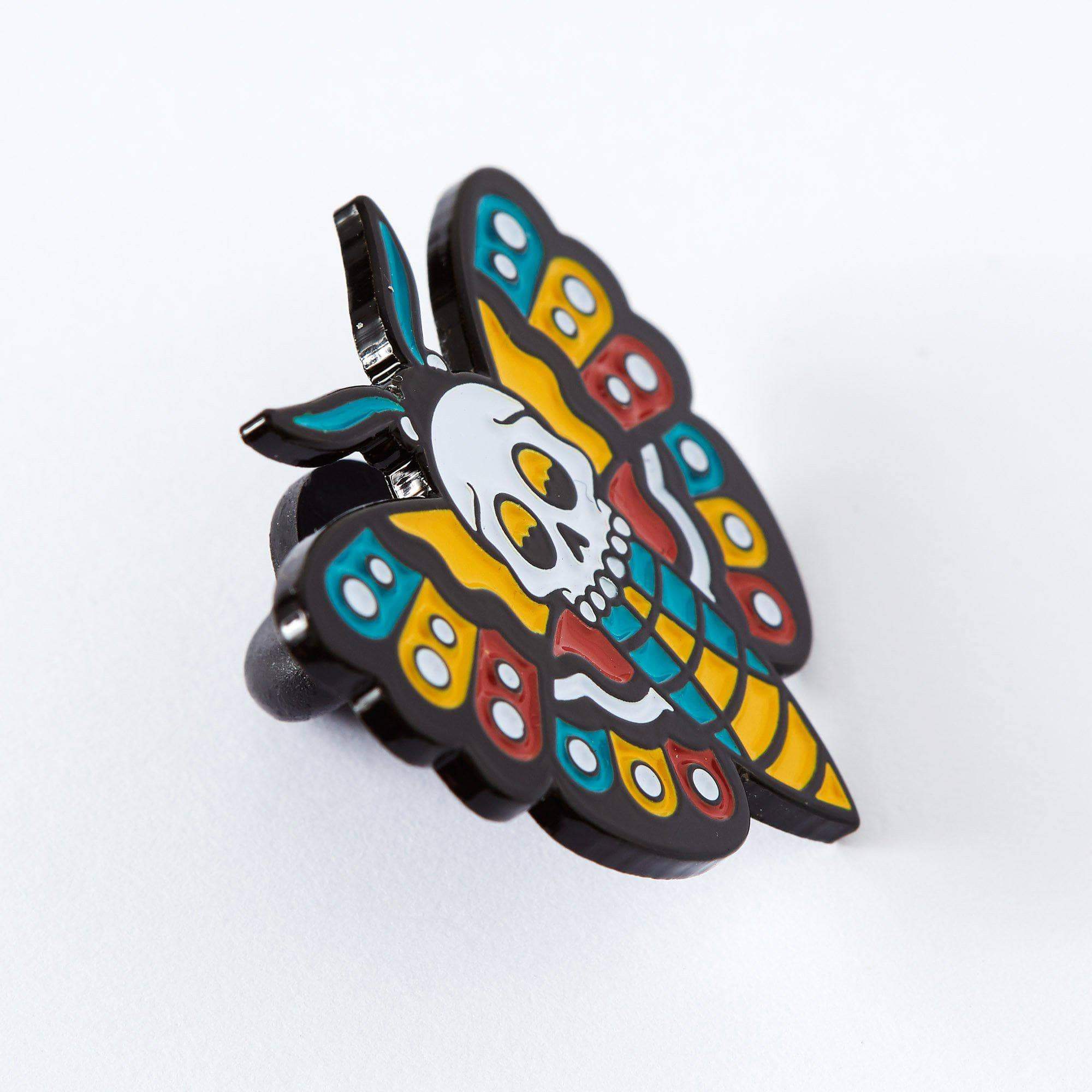 Death Head Moth Tattoo Inspired Enamel Pin – punkypins