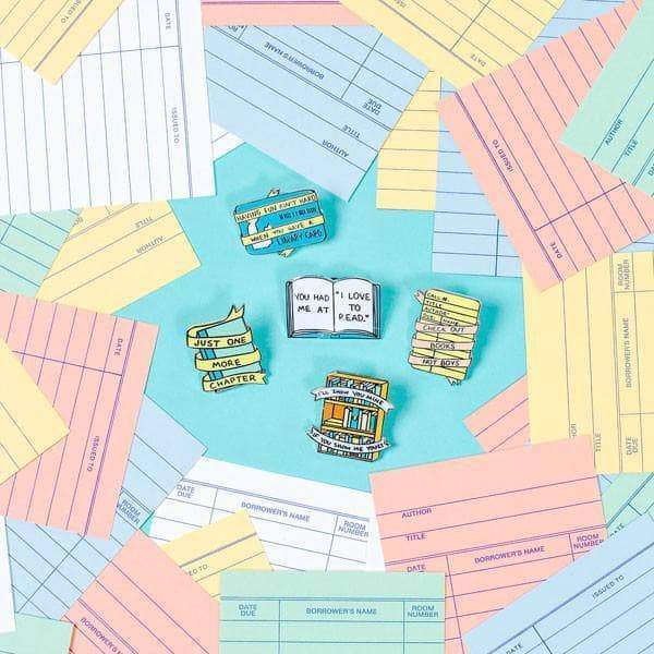 Having Fun Ain't Hard When You Have A Library Card Enamel Pin – punkypins