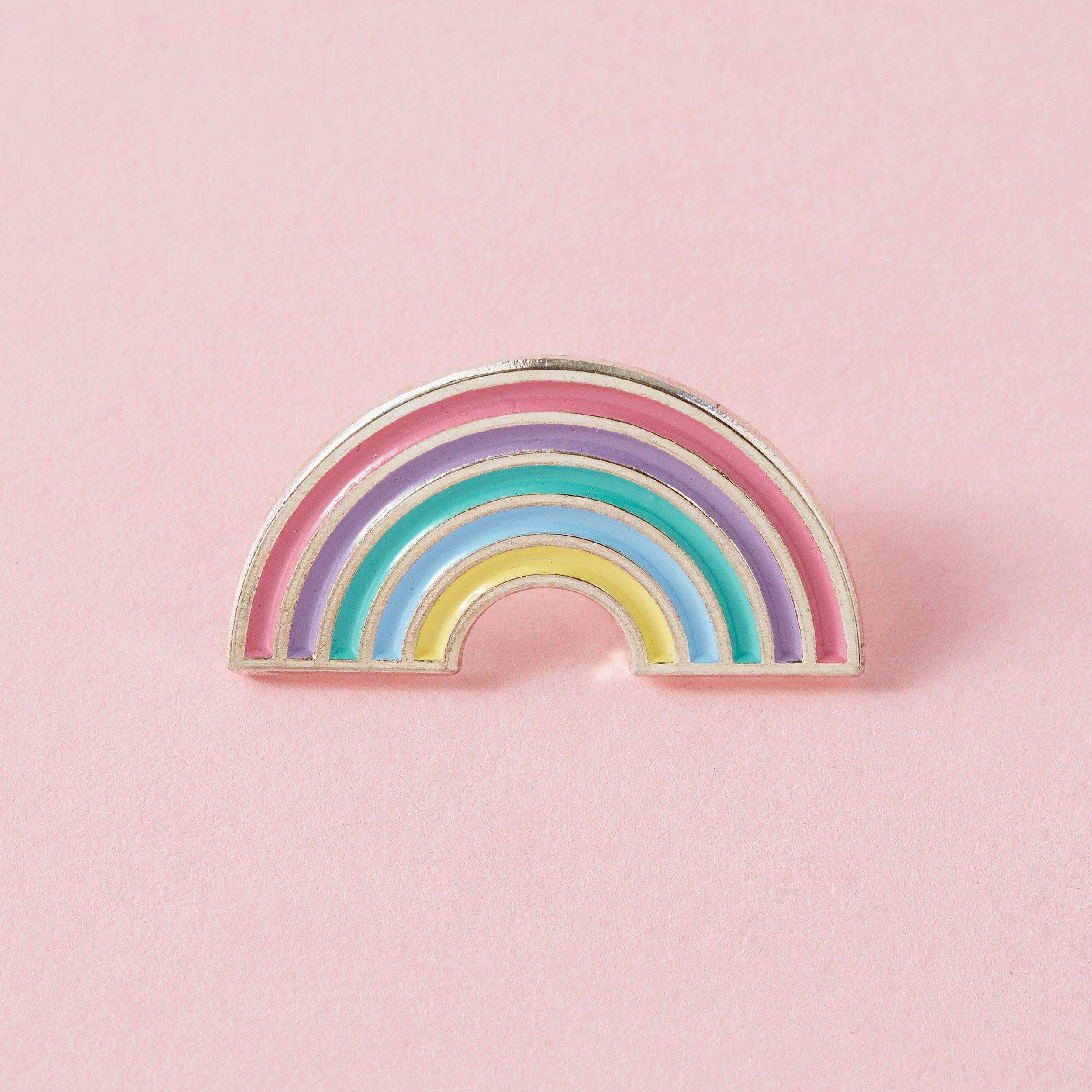 Pastel Rainbow Enamel Pin | Punky Pins – punkypins
